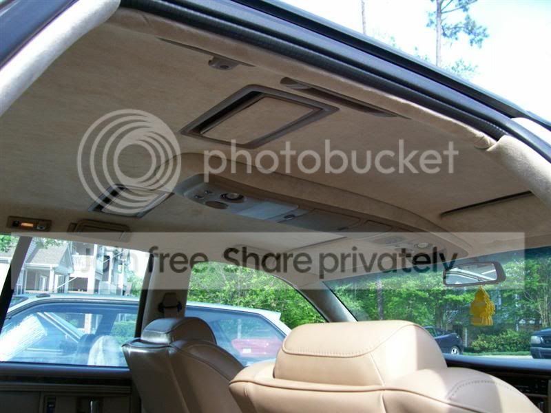 RMS tan suede headliner,abc pillars,rear deck,Blazer overhead,Fleetwood ...