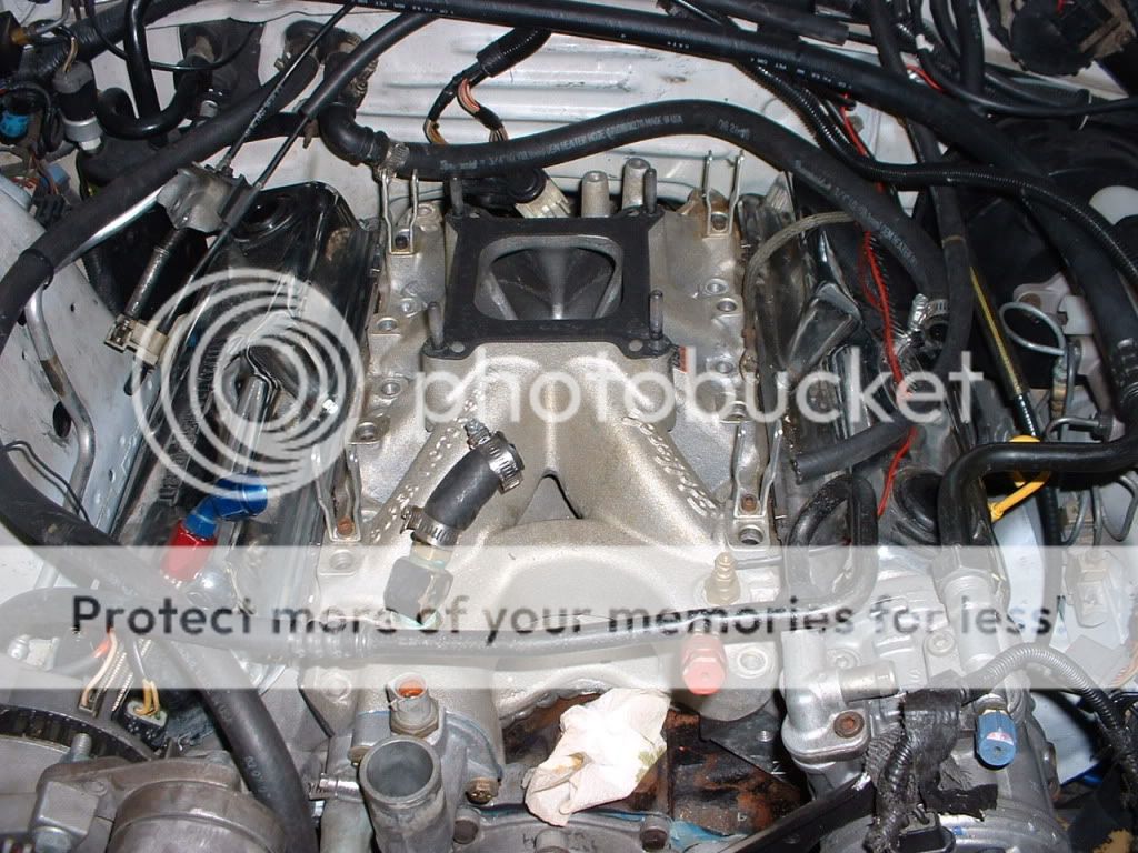 Edelbrock Super Victor 351 efi intake with elbow and rails | Ford ...